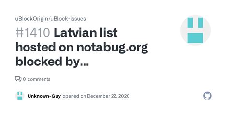 Latvian List Hosted On Blocked By Malwarebytes · Issue 1410 · Ublockoriginublock