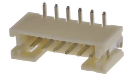 Conector De Montaje En Pcb Recta Rs Pro 6 Contactos 1 Filas Paso 2 Mm