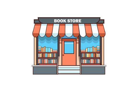 Linda Ilustración De Un Acogedor Librería Perfecto Para Creando Diseños Para Para Niños Libros
