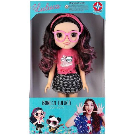 Boneca Luluca Com Som Estrela Boneca Interativa