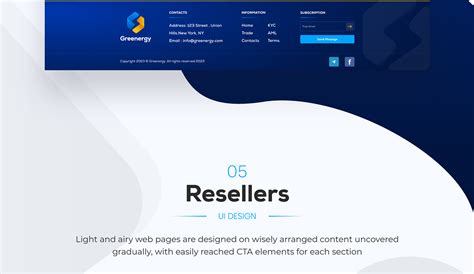 greenergy ui ux dashboard web design for saas project behance