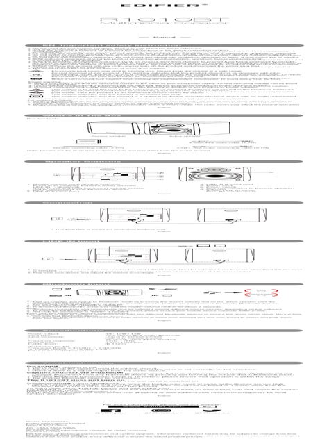 Multimedia Speaker En Important Safety Instruction Pdf Loudspeaker