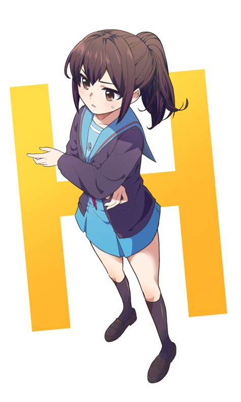 Safebooru 1girl Absurdres Ajinayou Black Socks Blue Sailor Collar