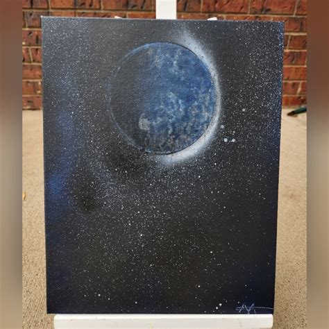 Art 8 X 1 Spray Paint Galaxy Art Poshmark