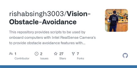 Github Rishabsingh Vision Obstacle Avoidance This Repository Provides Scripts To Be Used