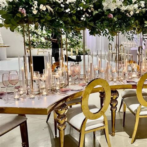 Rectangular Wedding Table Decor 60 Photos