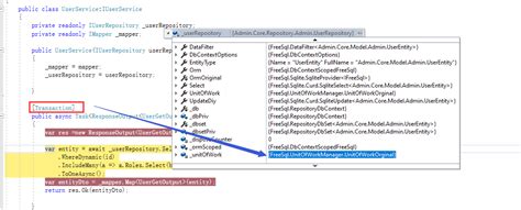Repository Unitofwork Autofac Issue Dotnetcore Freesql Github