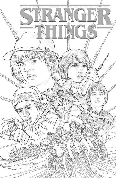 Stranger Things Poster Coloring Page Download Print Or Color Online