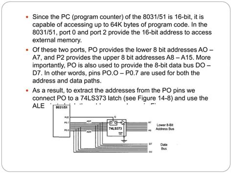 Interfacing External Memory In 8051 Pptx Operating Systems Computer Software And Applications