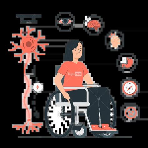 多发性硬化症插画海报素材模板下载 图巨人