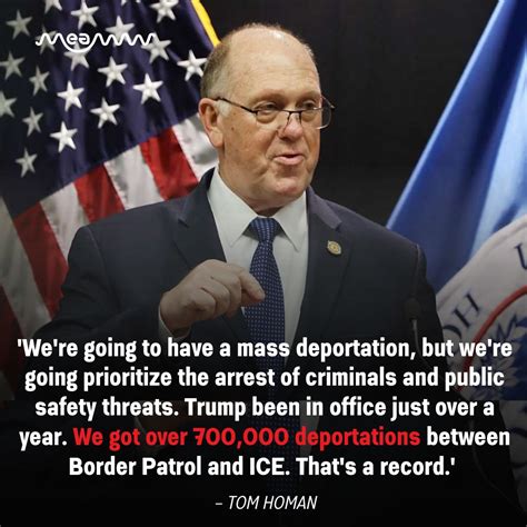 Meaww White House Border Czar Tom Homan In His First Facebook