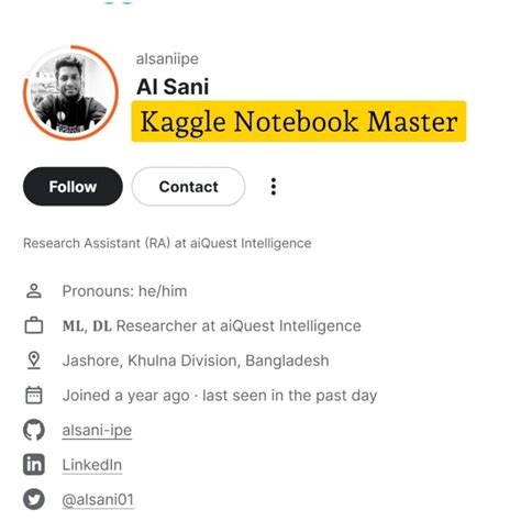 al sani on linkedin kaggle notebookmaster master ai datascience ml