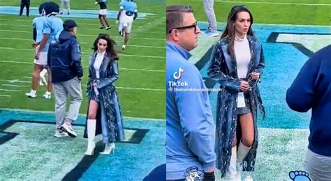 Bill Belichicks Girlfriend Criticized At Unc Spring Game