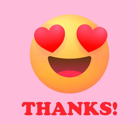 Thank You Smiley Animated  Green Animated Thank You With Emoji 
