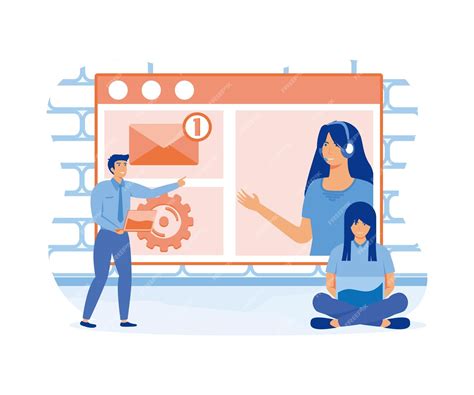 Premium Vector Devops Developer Concept Software Development And