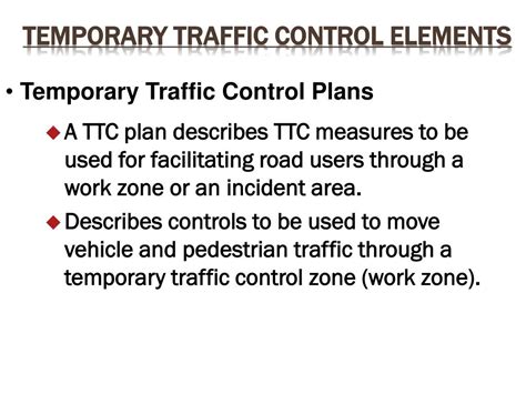 Ppt Temporary Traffic Control Powerpoint Presentation Free Download Id3854557