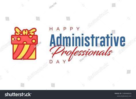 Administrative Professionals Day Secretaries Day Admin Stock Vector