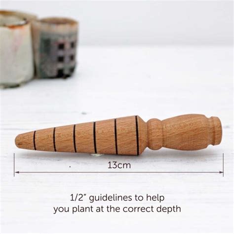 Wooden Garden Dibber • Love Heartwood