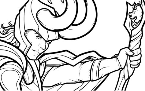Desenhos De Loki Vingadores Para Colorir