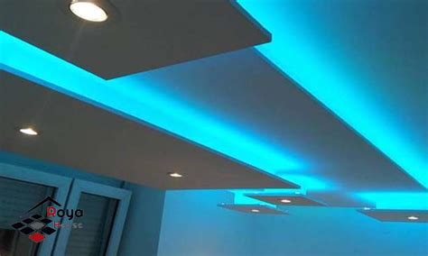 نصب نور مخفی در سقف کاذب با طرح‌های جدید اصول و روش نصب آن رویا هوس