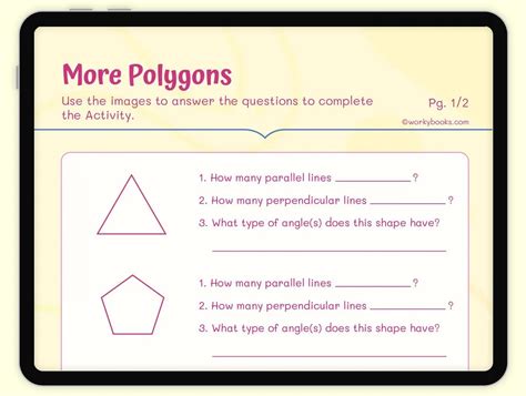 Classifying More Polygons Worksheet 4ga2 Workybooks