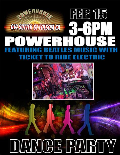 Beatles And Brew Ticket To Ride Electric At Powerhouse Pub Saturday