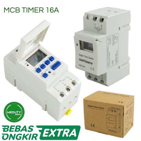 Jual Mcb 16a 220v 2000w Electric Timer Listrik Programmable Switch Relay Ac Kota Malang