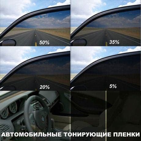 Виды тонировки стекол, особенности и стоимость