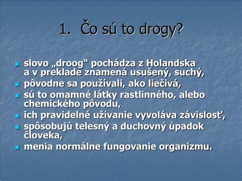 Ppt Drogy Powerpoint Presentation Free Download Id3304413
