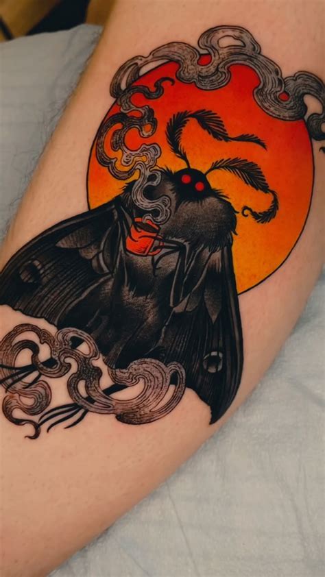 Uncover The Mothman Tattoo Meaning Stunning Designs That Speak Mystery