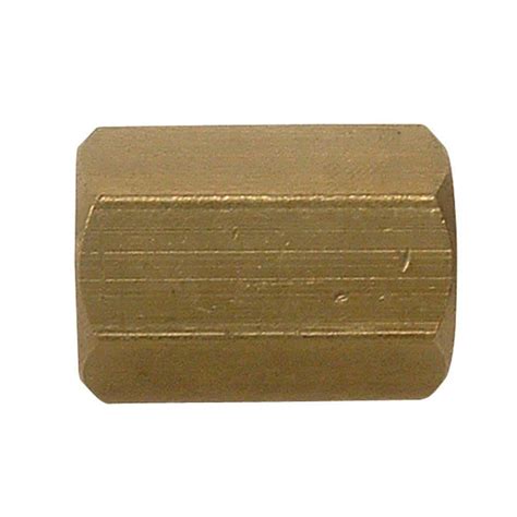 Everbilt 34 In Fip Brass Coupling Fitting 801929 The Home Depot