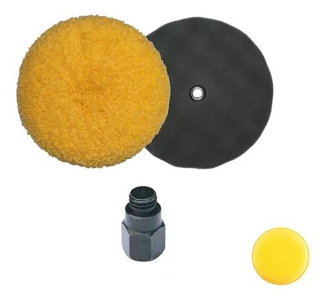 Boinas Dupla Face Lã E Espuma 8 Polegadas Adaptador Frete Grátis