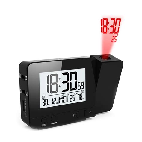 Fanju Fj3531 Projection Alarm Clock Digital Date Snooze Function