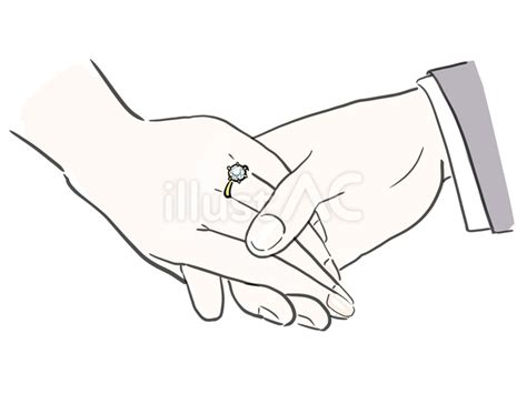 Free Vectors Couple Holding Hands And Engagement Ring