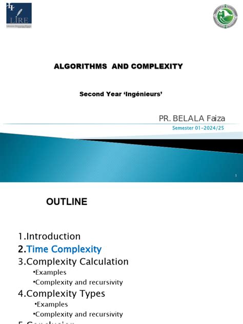 Algorithms And Complexity Overview Pdf Recurrence Relation Complexity