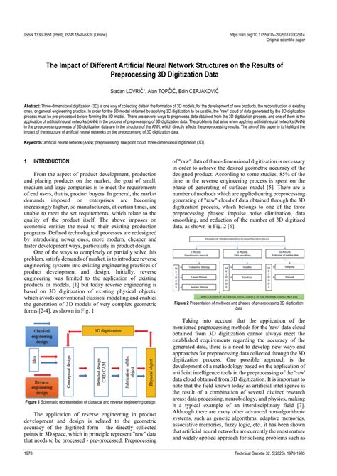 Pdf The Impact Of Different Artificial Neural Network Structures On