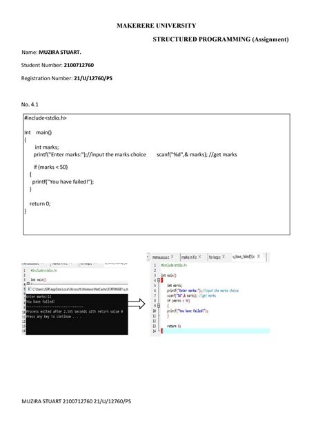 Assignemtn 4 Assignment Four Of My Programming Course At Makerere