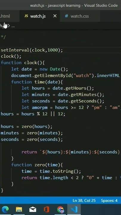 Digital Watch With Html Css And Javascript Javascript Html Css Hindi Youtube