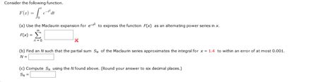 Solved Consider The Following Function F X Integral X Chegg