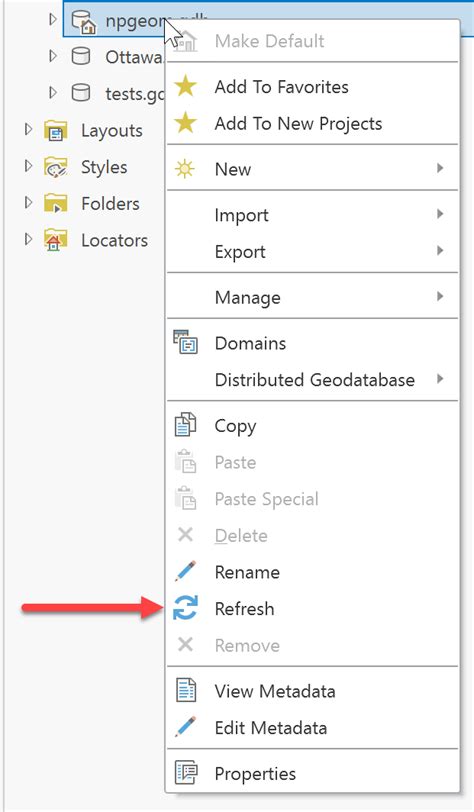 Solved Feature Classes Not Showing In Arcgis Pro Catalog Esri Community