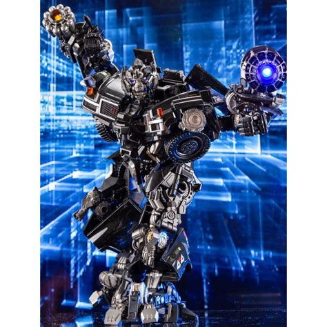 Mô Hình Transformer Black Mamba Ls09 Iron Leather Weapon Expert Alloy Edition Deformation