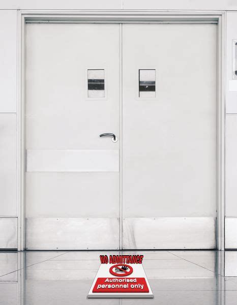 No Admittance 3d Floor Sign Seton