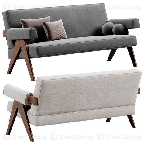 Sofa Cassina Capitol Complex 3d Model Greatcatalog 78667