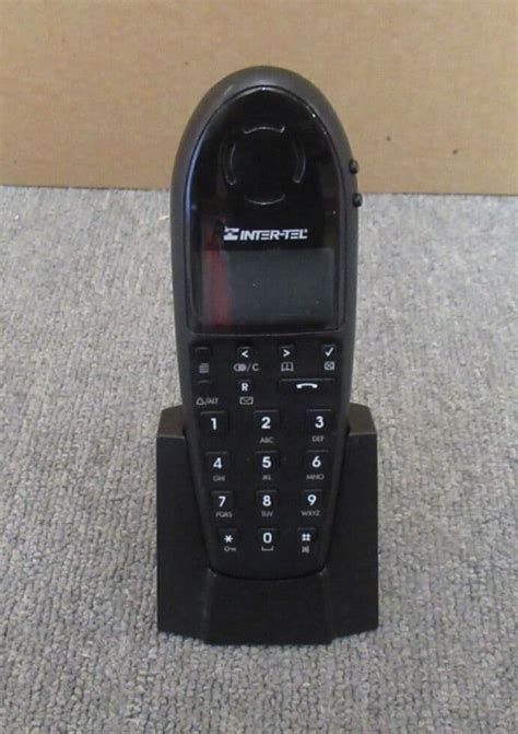 Inter Tel 2040 Dect Telephone Handset Desk Stand Chargering Cradle And Ac