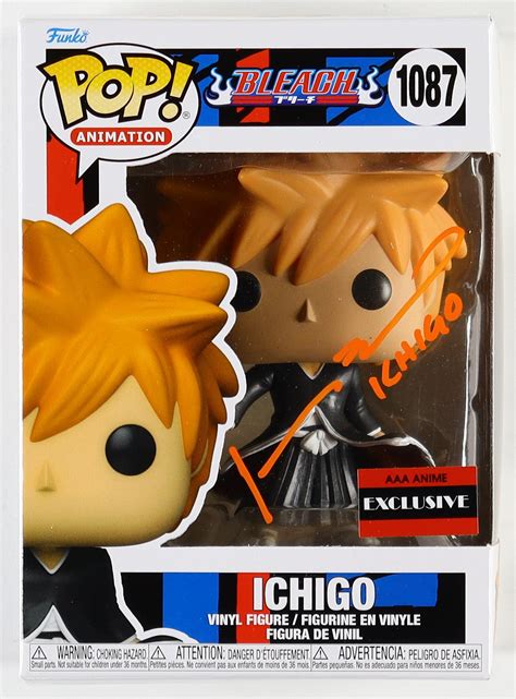 Johnny Yong Bosch Signed Ichigo Funko Pop 1087 Inscribed Ichigo