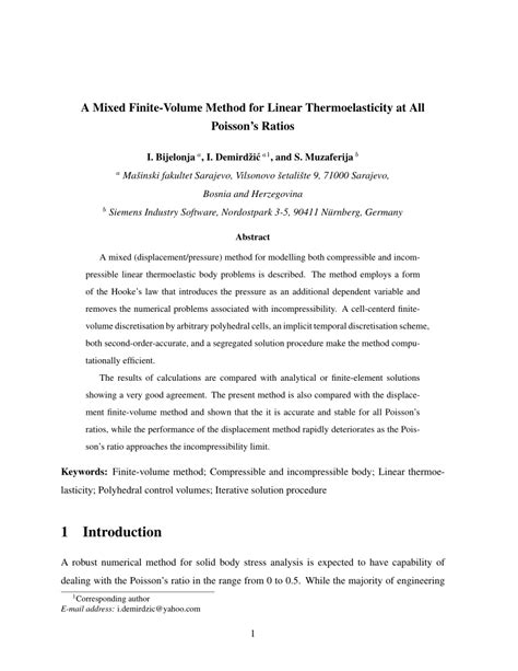 pdf mixed finite volume method for linear thermoelasticity at all