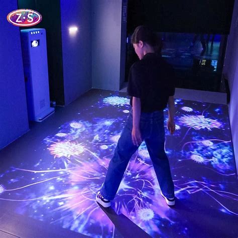 Projecteur De Sol Interactif Pour Centres Commerciaux 4000 Lumen Hd