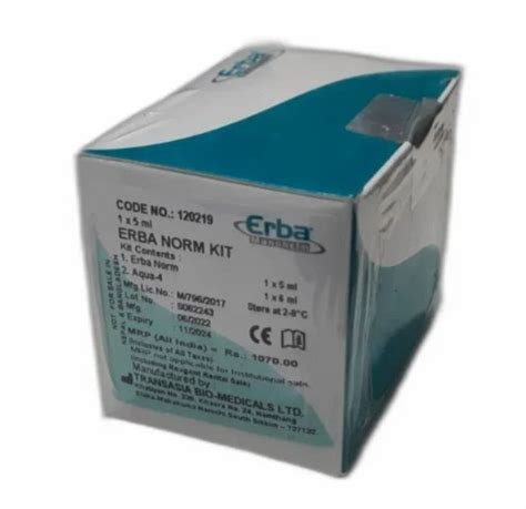 Erba Norm Kit At ₹ 700kit Bio Rad Diagnostic Test Kit In Vasai Virar
