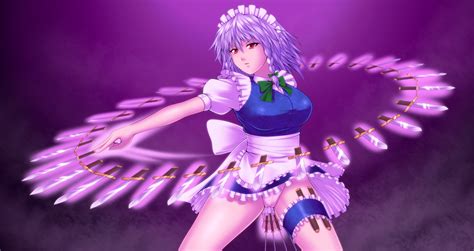 Izayoi Sakuya Touhou Drawn By Genjuu Rou Danbooru