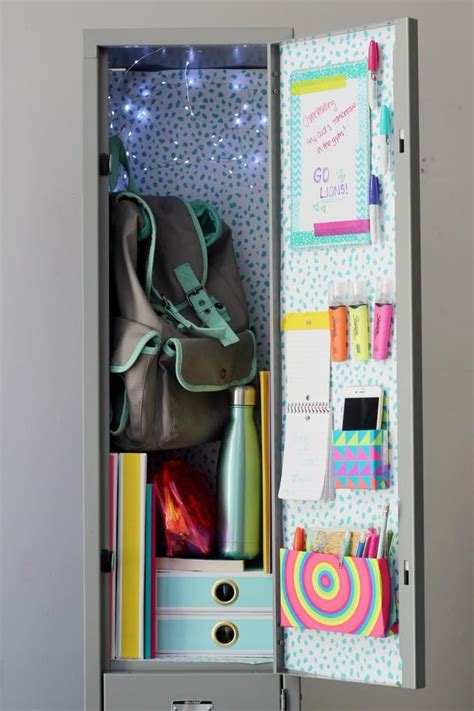 22 Diy Locker Decorating Ideas Locker Organization Diy Cute Locker